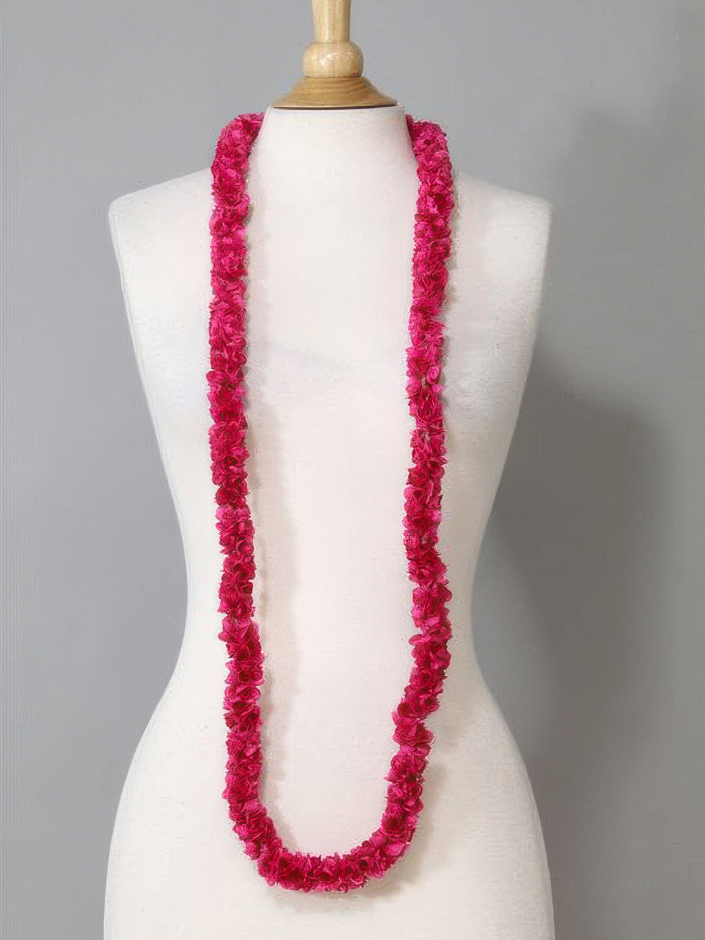 Ka Makani - Cherry Double Pikake Long Lei – Kamakani