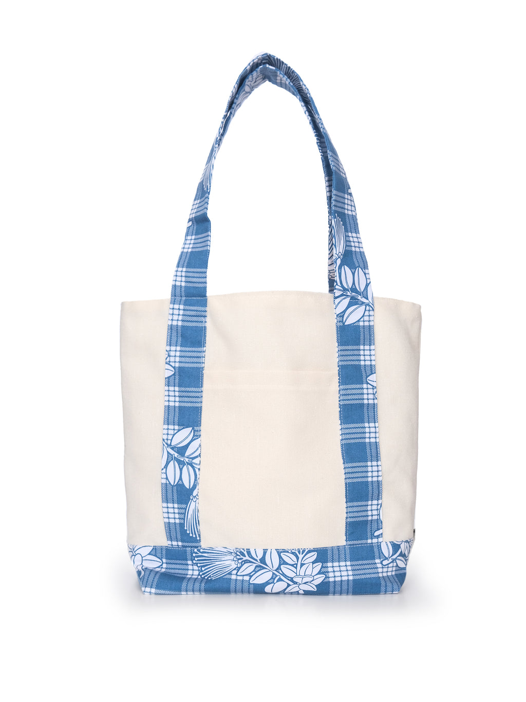 Ka Makani - Lehua Palaka Blue Gingham Mini Tote Lunch Bag – Kamakani